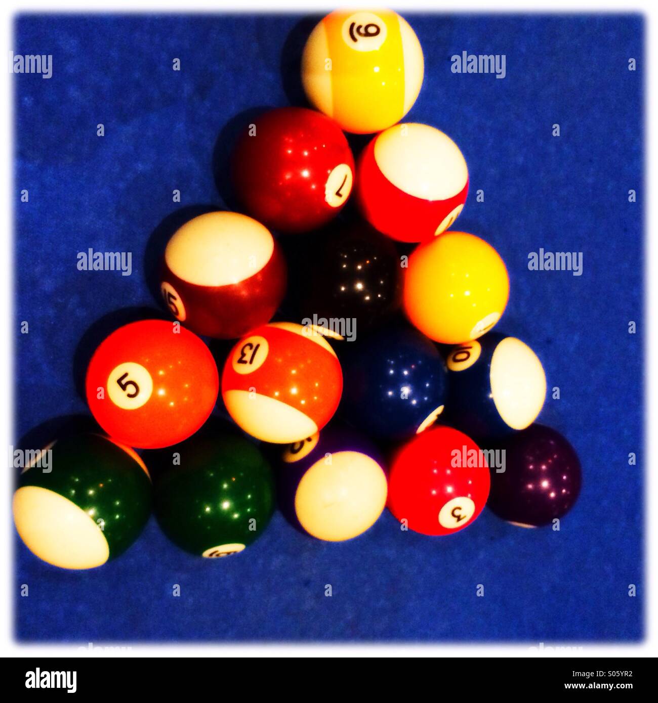 Pool table balls hi-res stock photography and images - Alamy