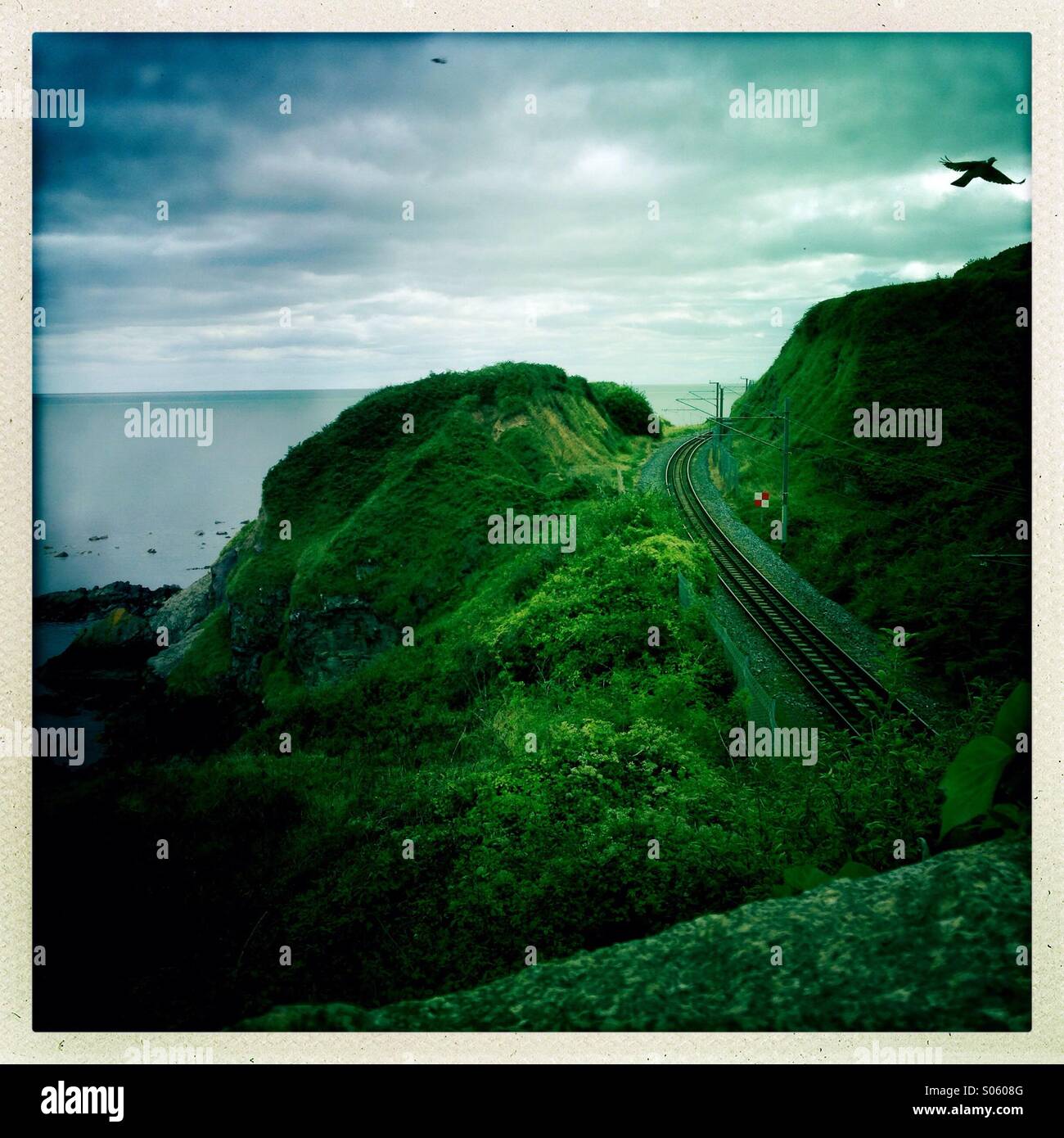 Coastal railway line hi-res stock photography and images - Alamy