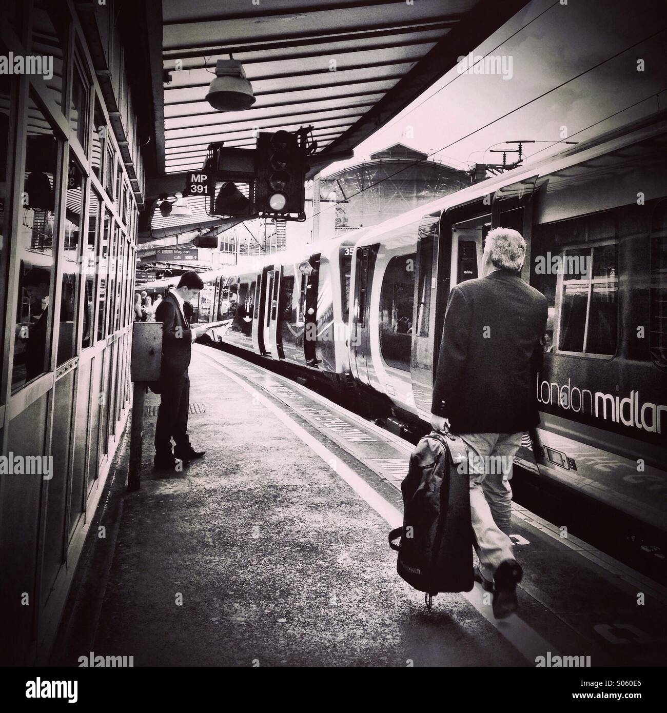 Train disembarkation hi-res stock photography and images - Alamy