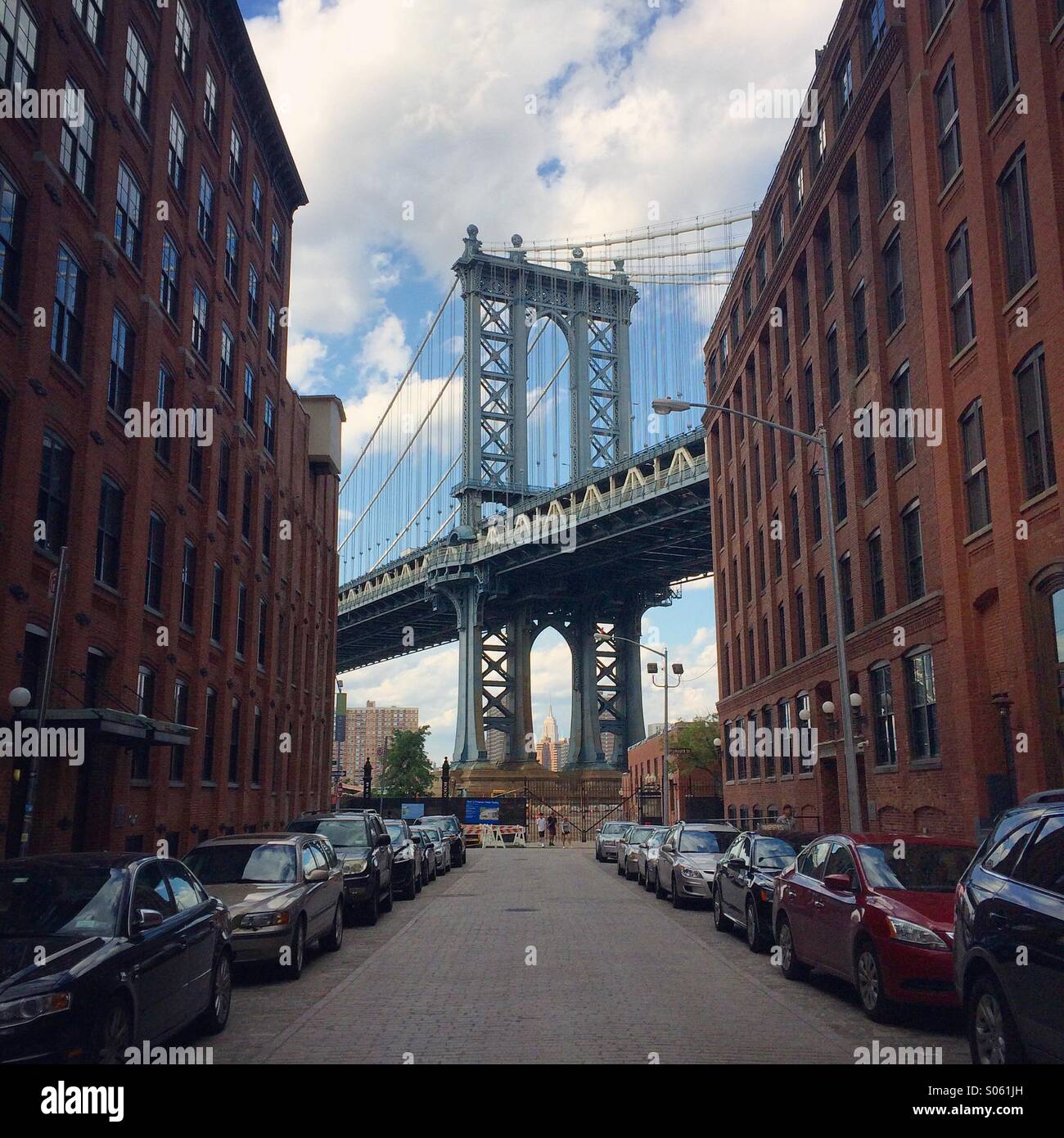 Manhattan Bridge from Dumbo, Brooklyn Stock Photo - Alamy