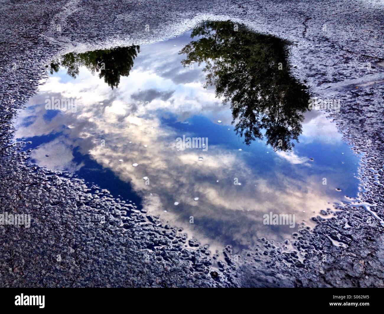 Reflections after the rain Stock Photo - Alamy