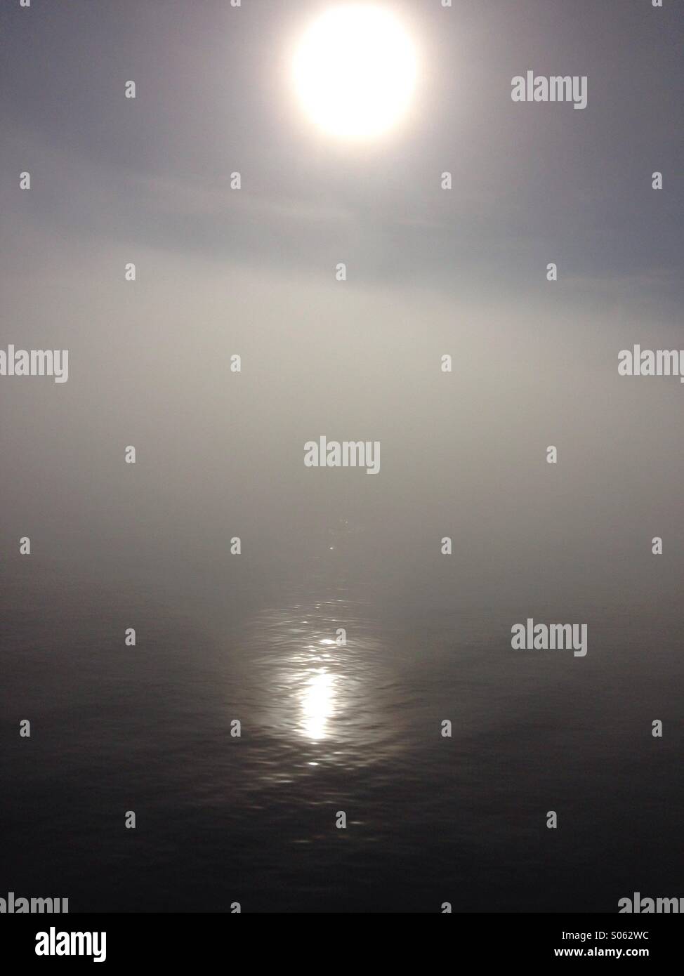 Fog. Sun. Water Stock Photo - Alamy