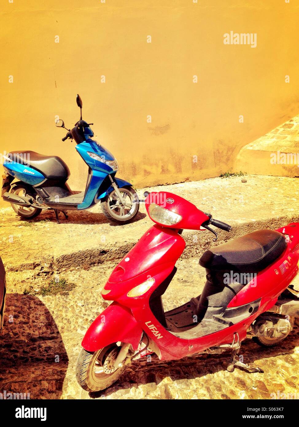 Mopeds Bikes High Resolution Stock Photography and Images - Alamy