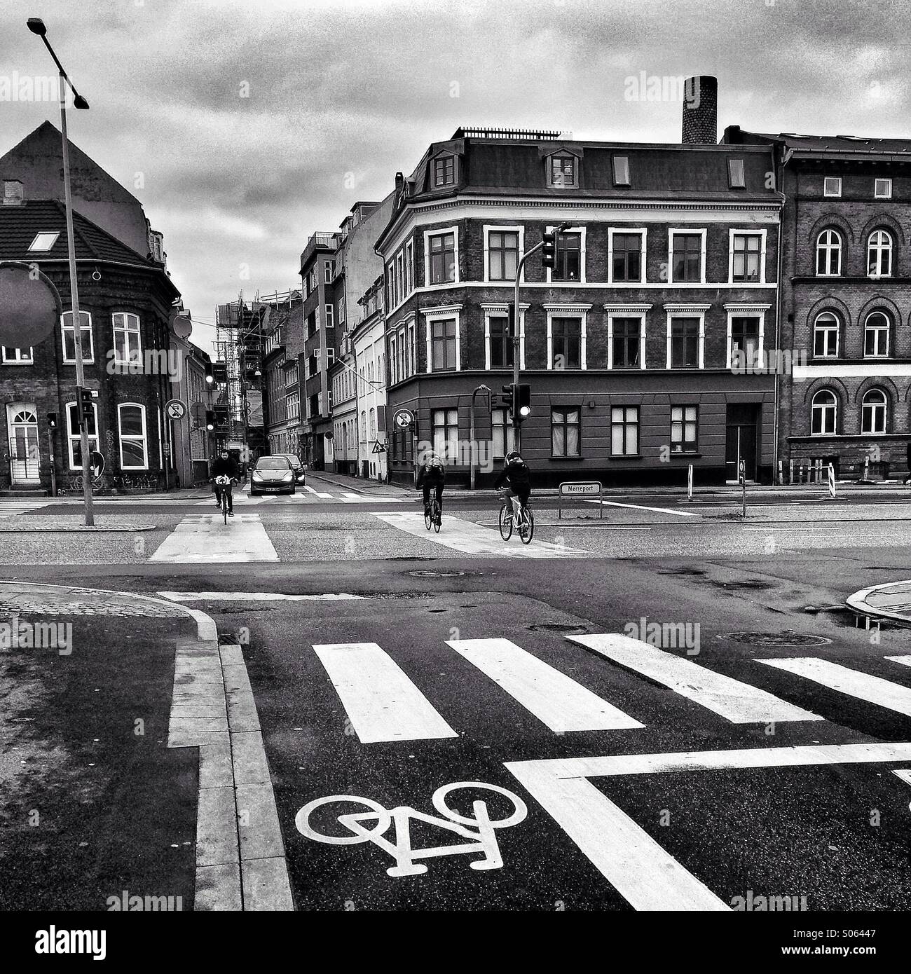 City bike paths hi-res stock photography and images - Alamy