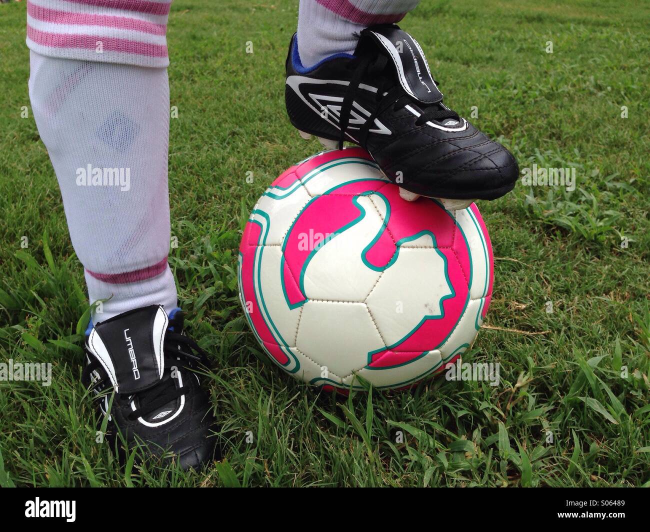 Soccer ball and cleats hi-res stock photography and images - Alamy