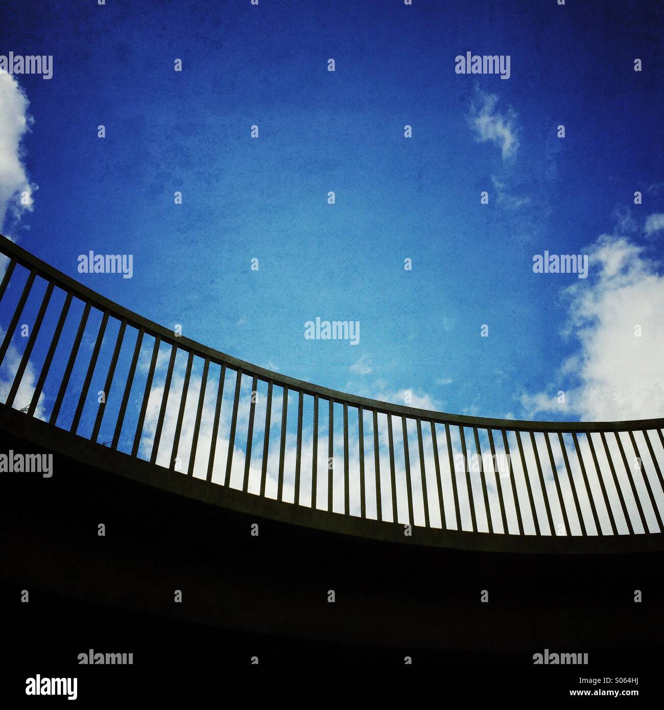 Curved railing hi-res stock photography and images - Alamy