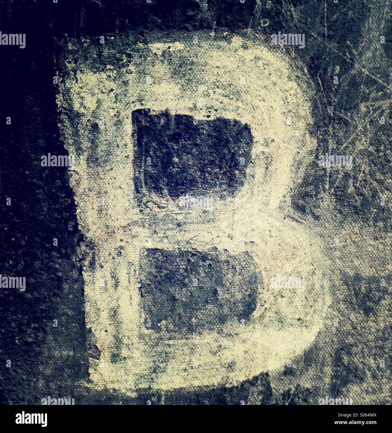 Close up of the letter B Stock Photo - Alamy