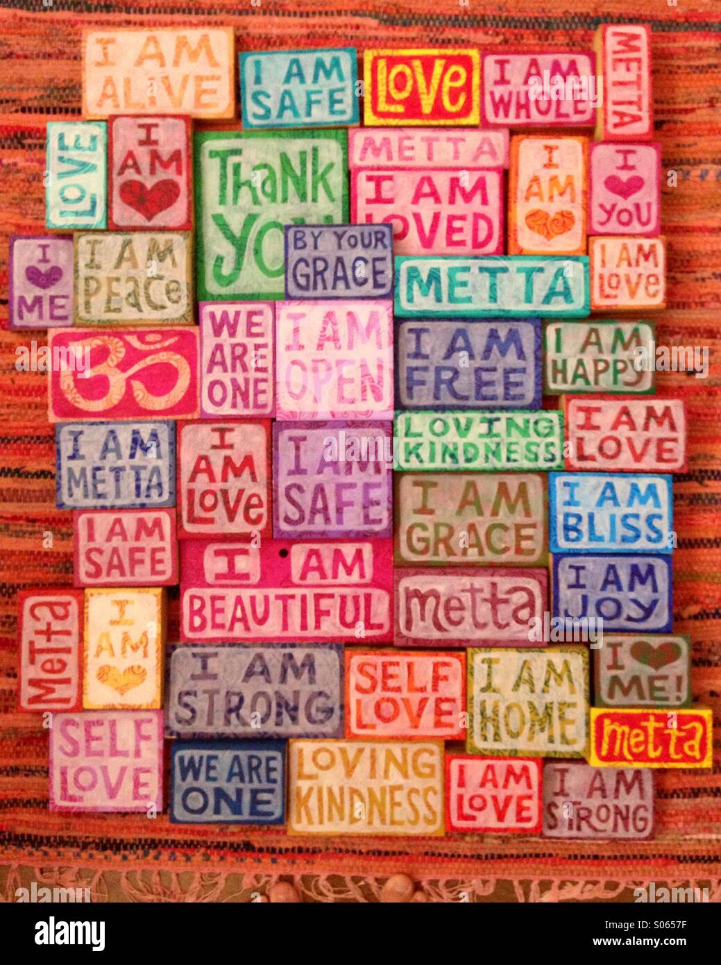 Painted words hi-res stock photography and images - Alamy