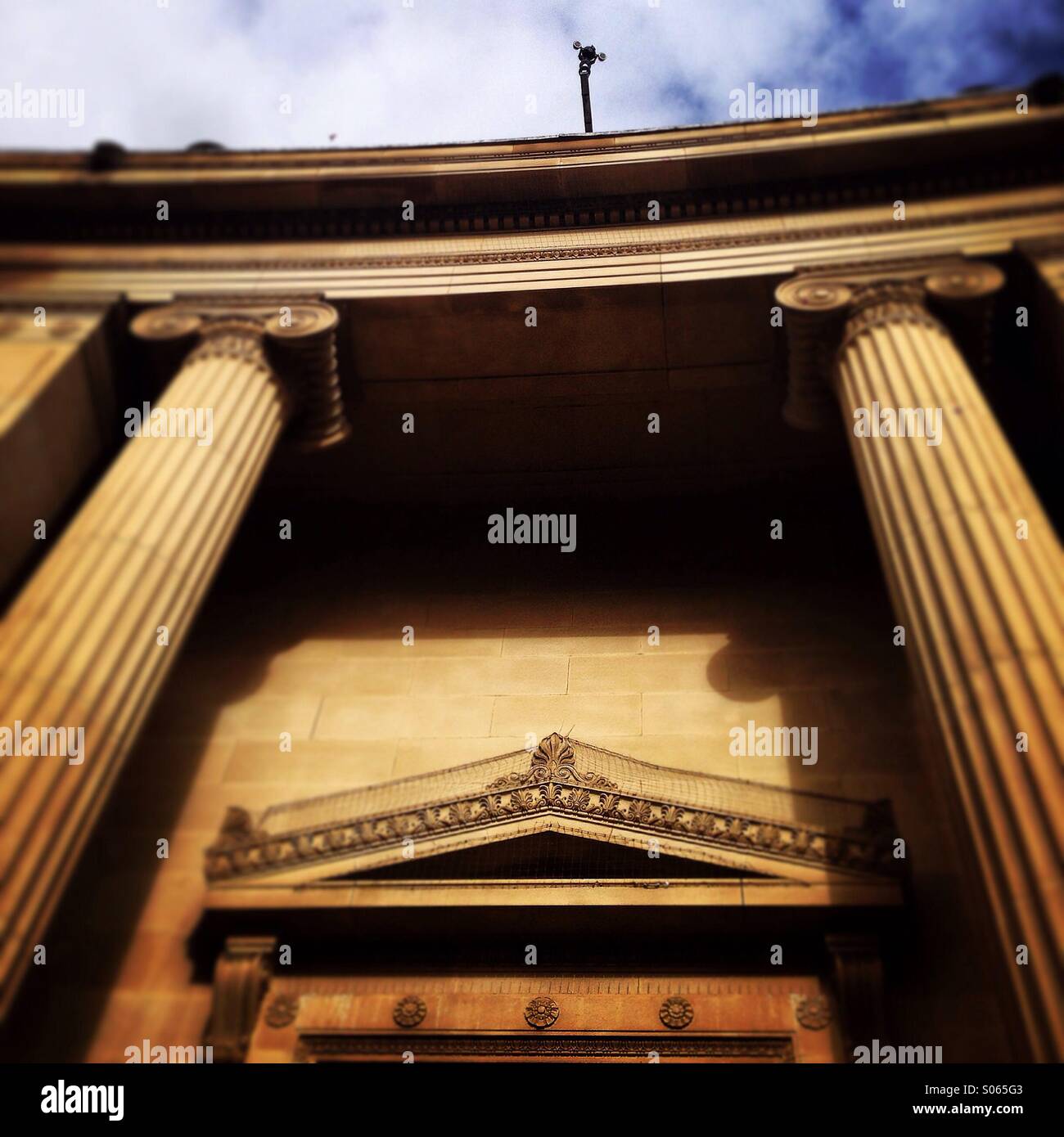 Pillars of power Stock Photo - Alamy