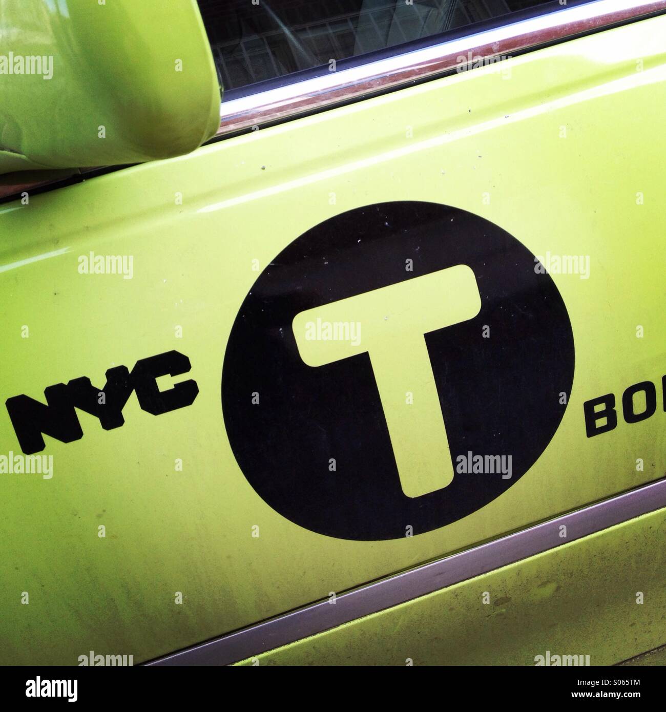 NYC Boro Taxi Stock Photo - Alamy