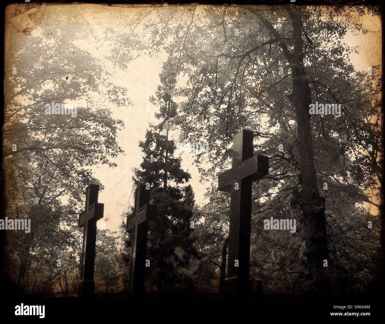 Three graves hi-res stock photography and images - Alamy