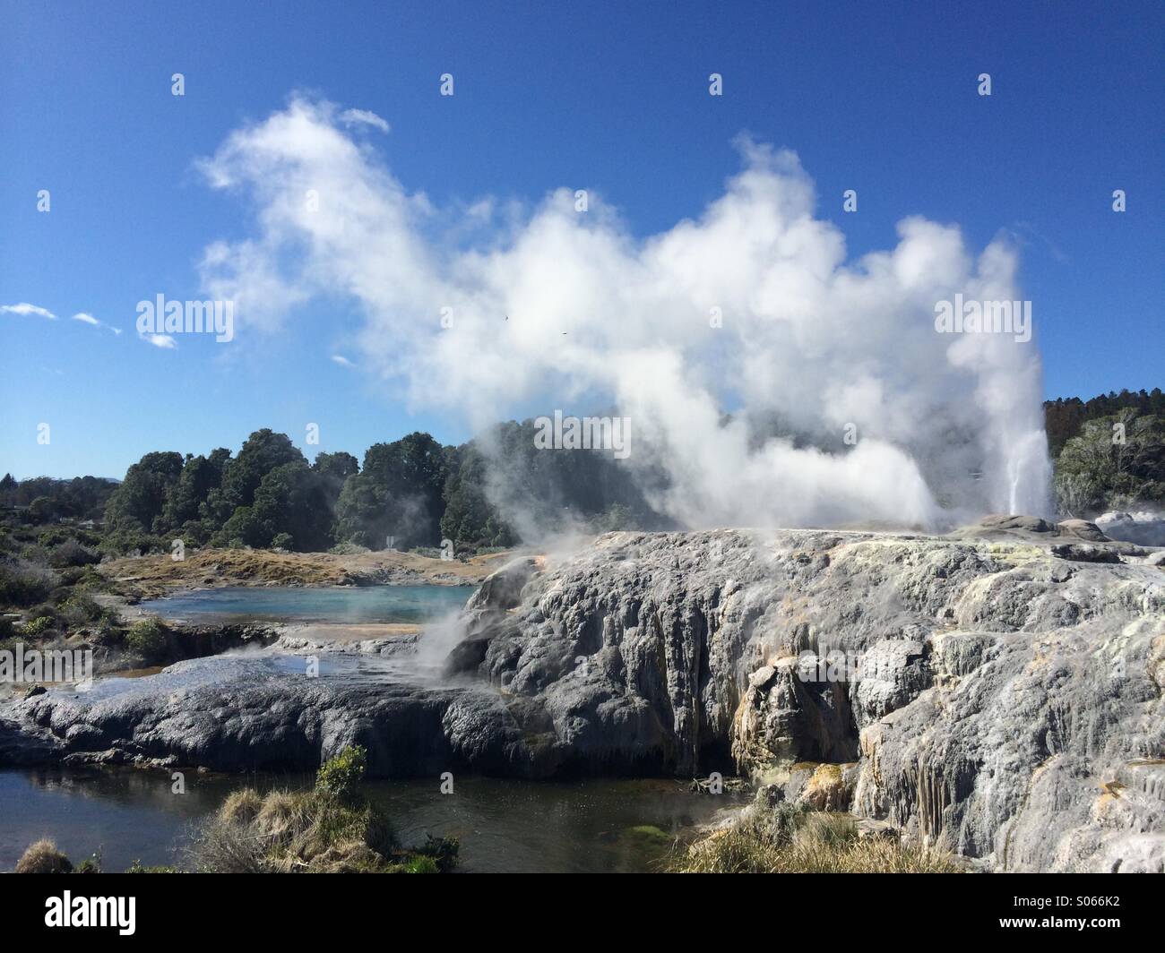 Steam fountain from the ground hi-res stock photography and images - Alamy