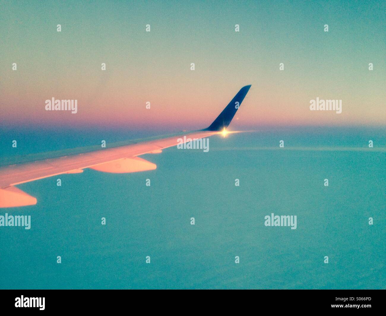 Flying Over the Sea Stock Photo - Alamy