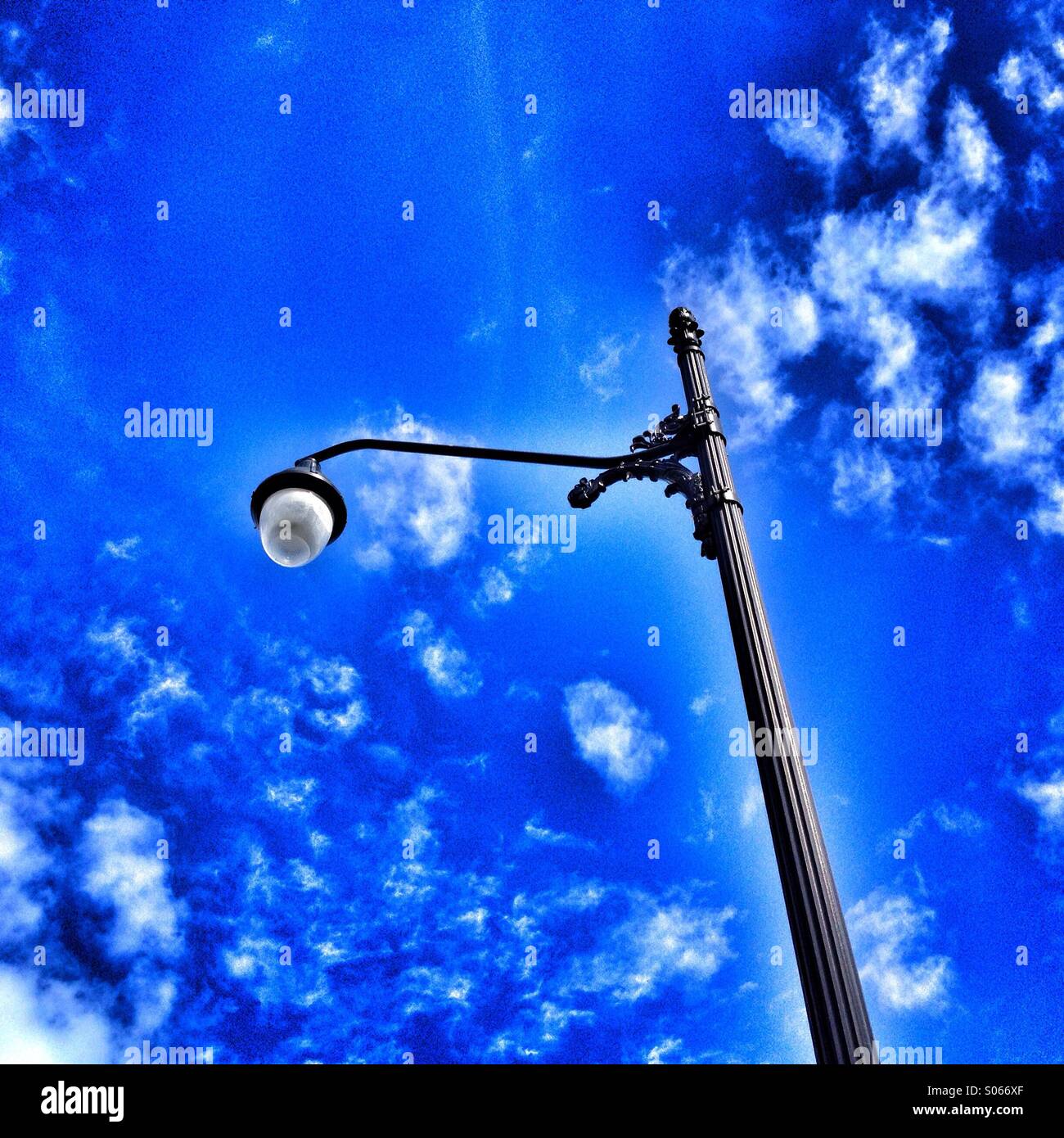 Blue sky lamp hi-res stock photography and images - Alamy