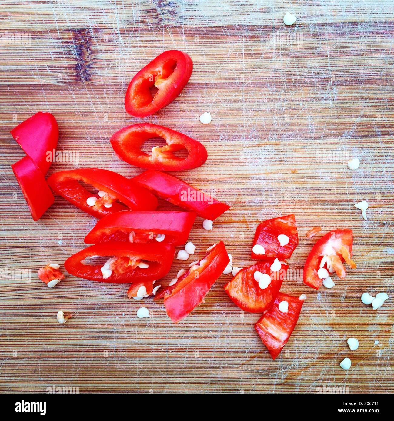 Chili pepper sliced hi-res stock photography and images - Alamy