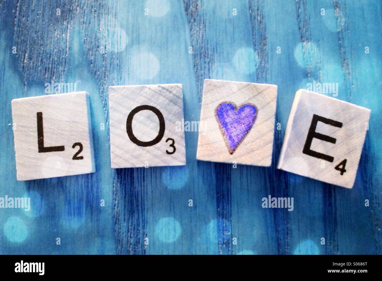 Letters spelling the word love Stock Photo - Alamy