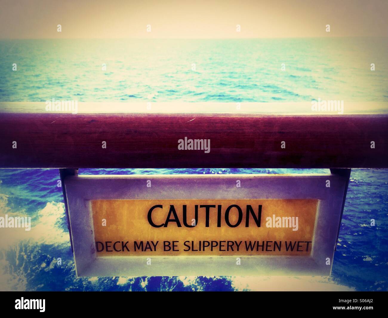 Cruise ship warning sign hi-res stock photography and images - Alamy