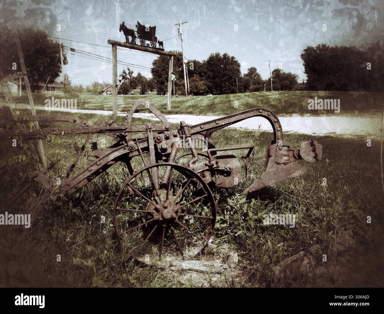 Vintage farm implements hi-res stock photography and images - Alamy