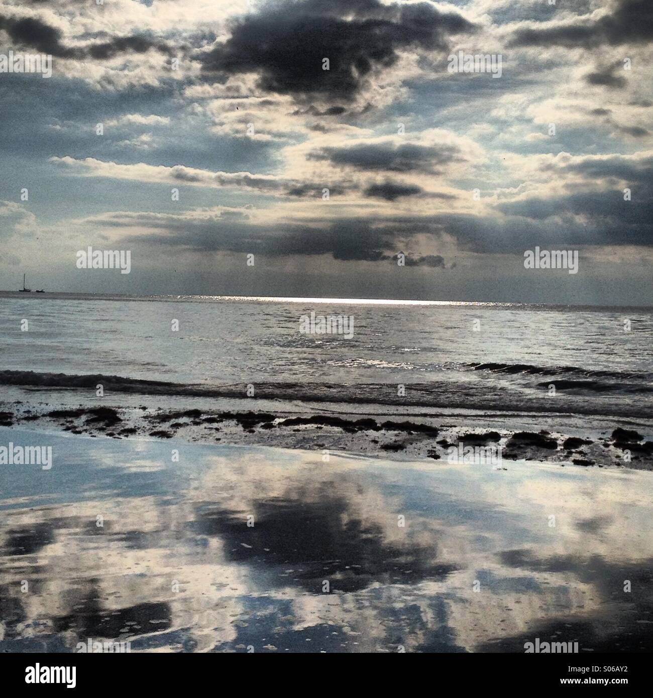 Happy at the beach Stock Photo - Alamy