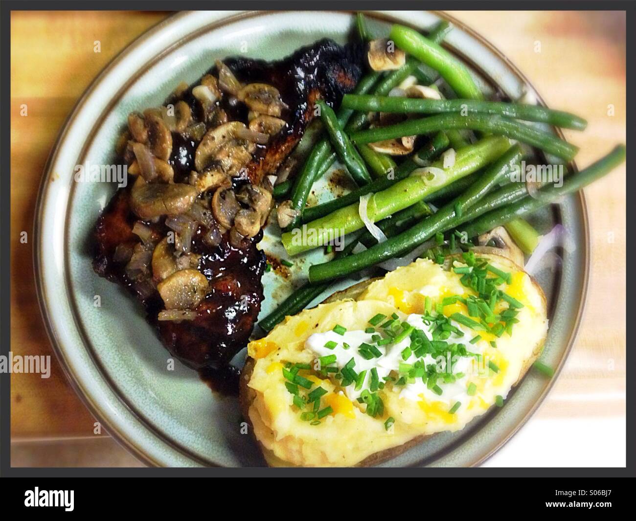 Home cooked meal Stock Photo - Alamy