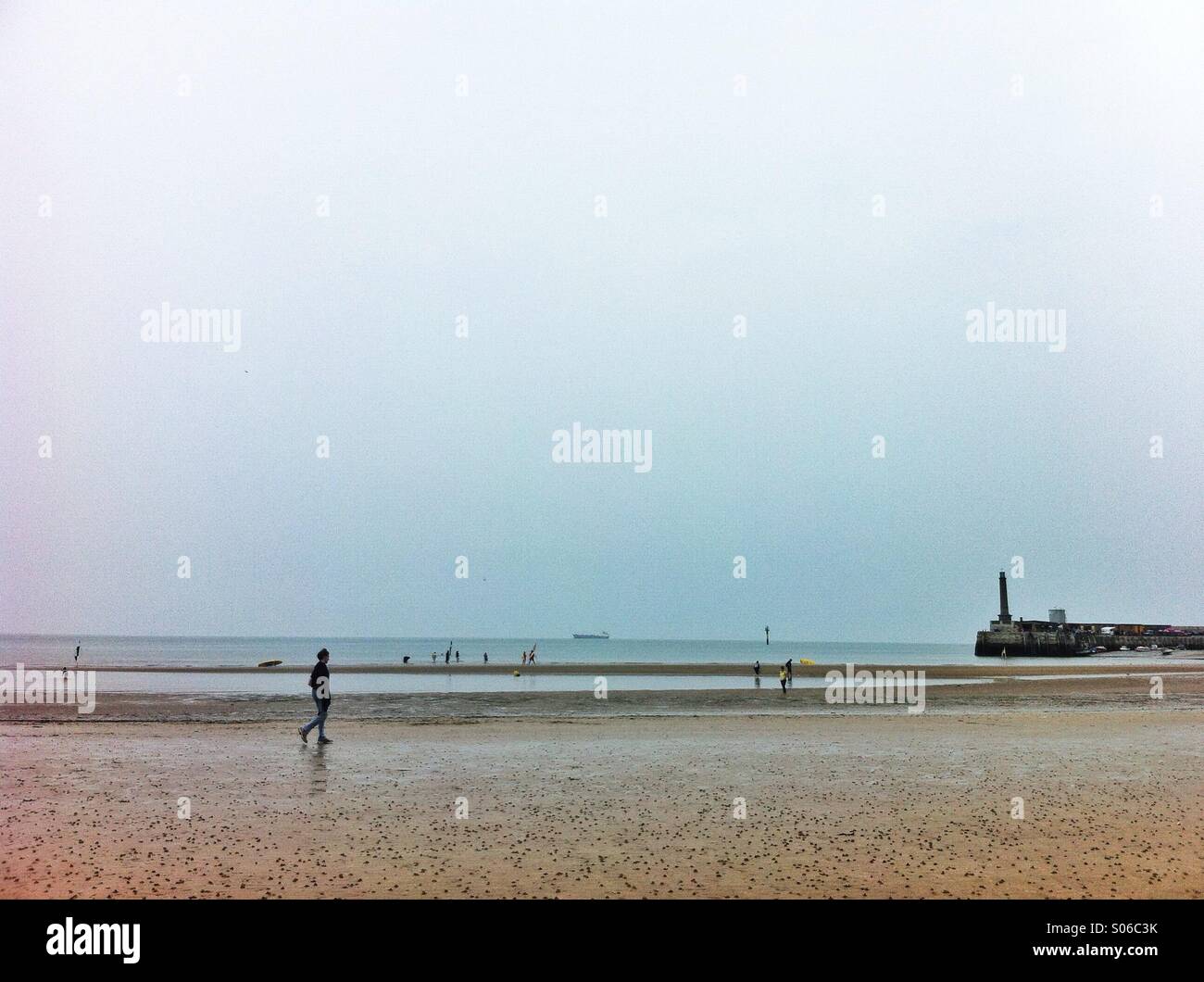 Margate seafront at first light Stock Photo - Alamy