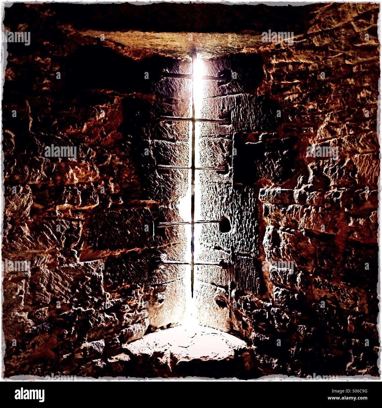 Medieval castle window hi-res stock photography and images - Alamy