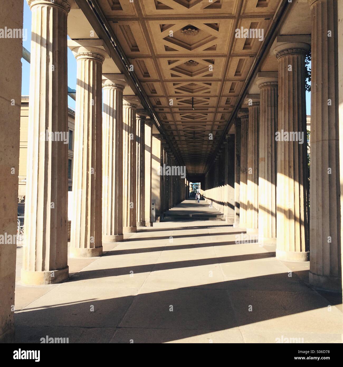 Colonnades with stone pillars hi-res stock photography and images - Alamy