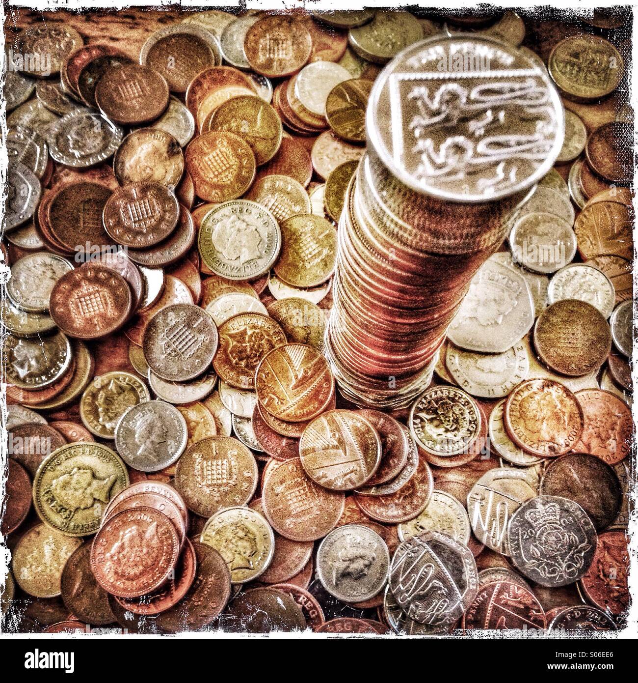 Money tower hi-res stock photography and images - Alamy