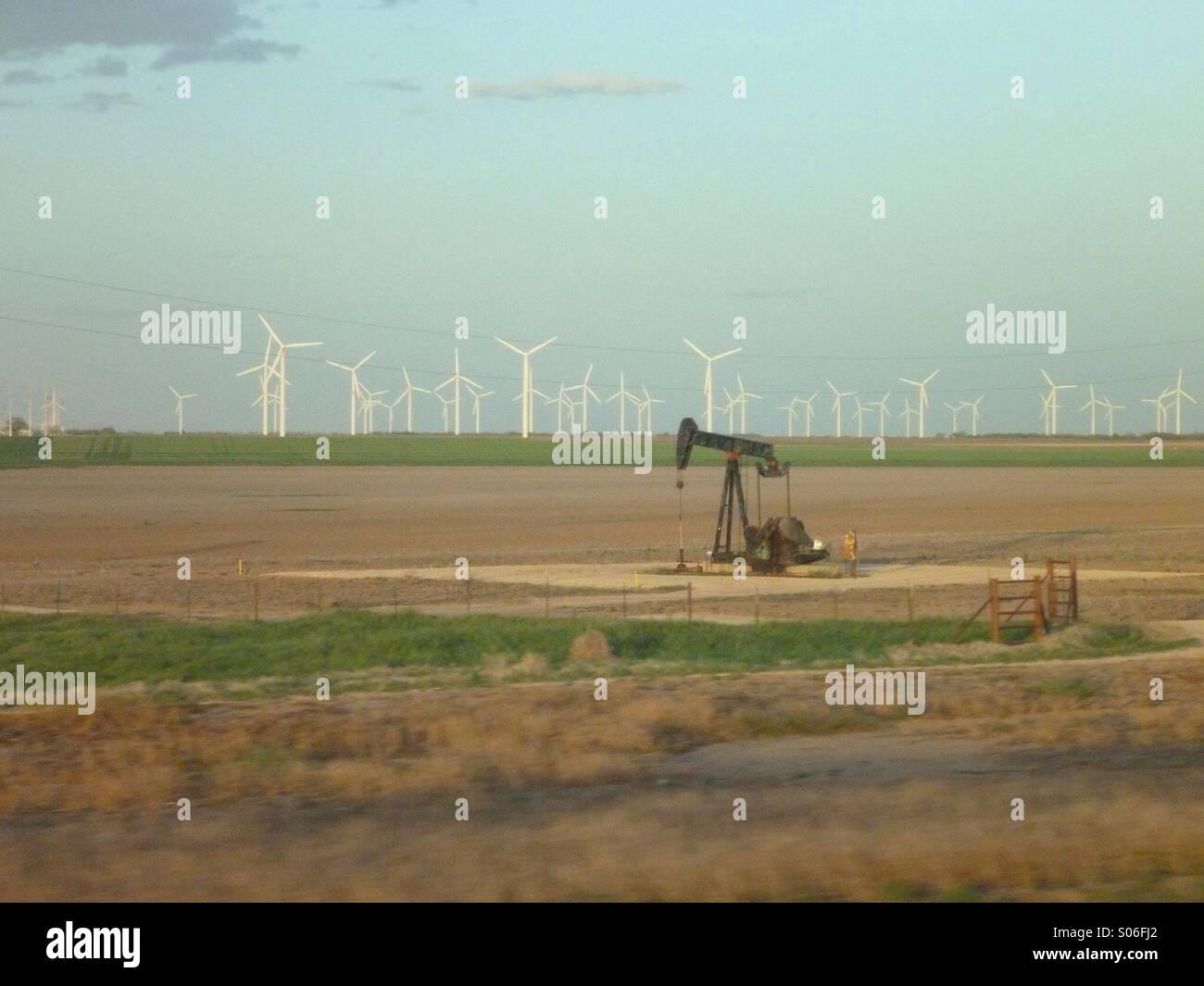 Texas wind farm Stock Photo - Alamy