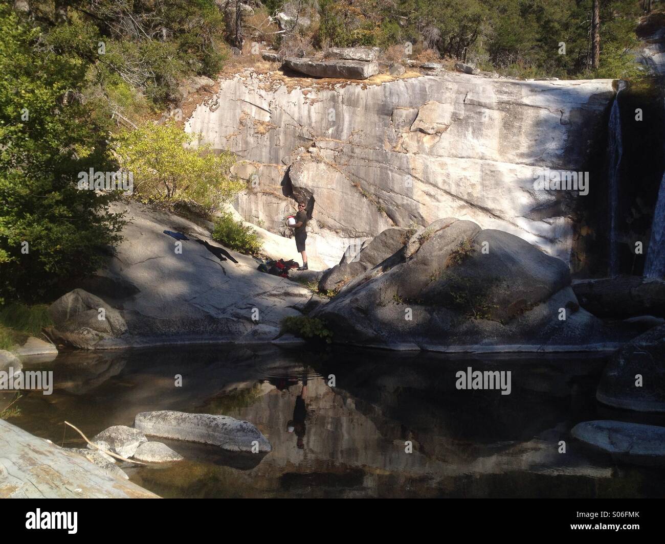 Canyoning in California down the feather river Stock Photo - Alamy