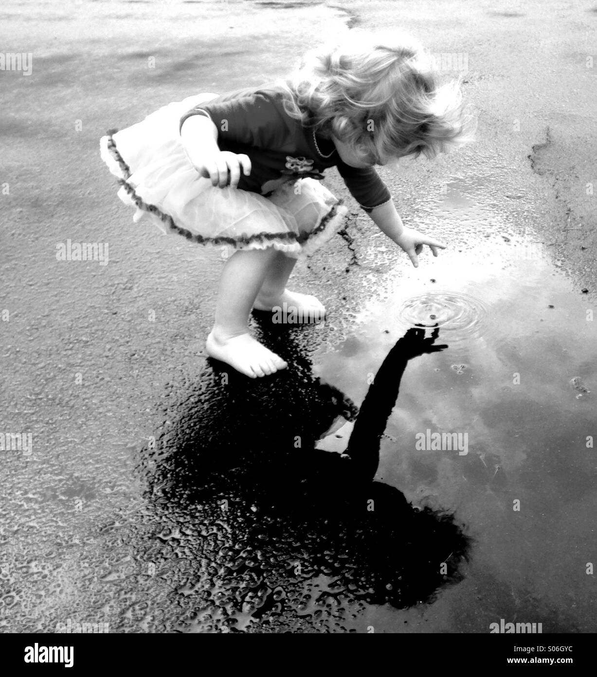 Puddles Black and White Stock Photos & Images - Alamy