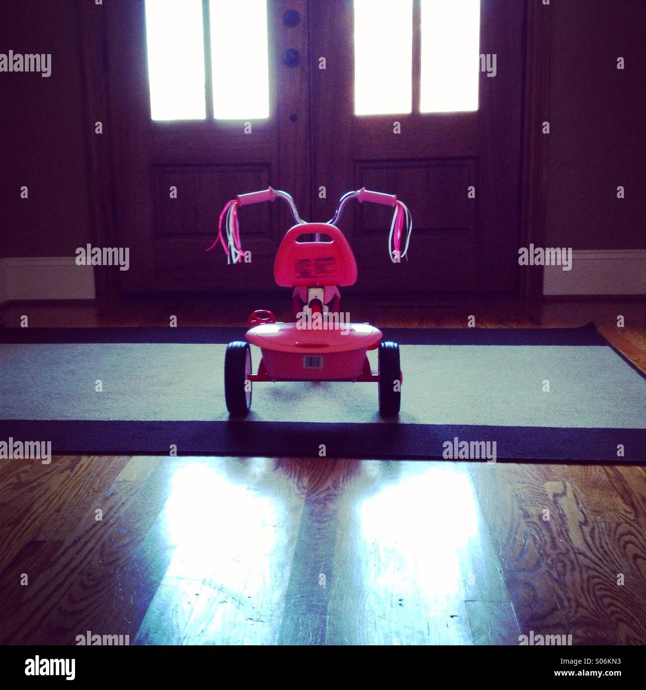 Pink Ferrari Baby Walker