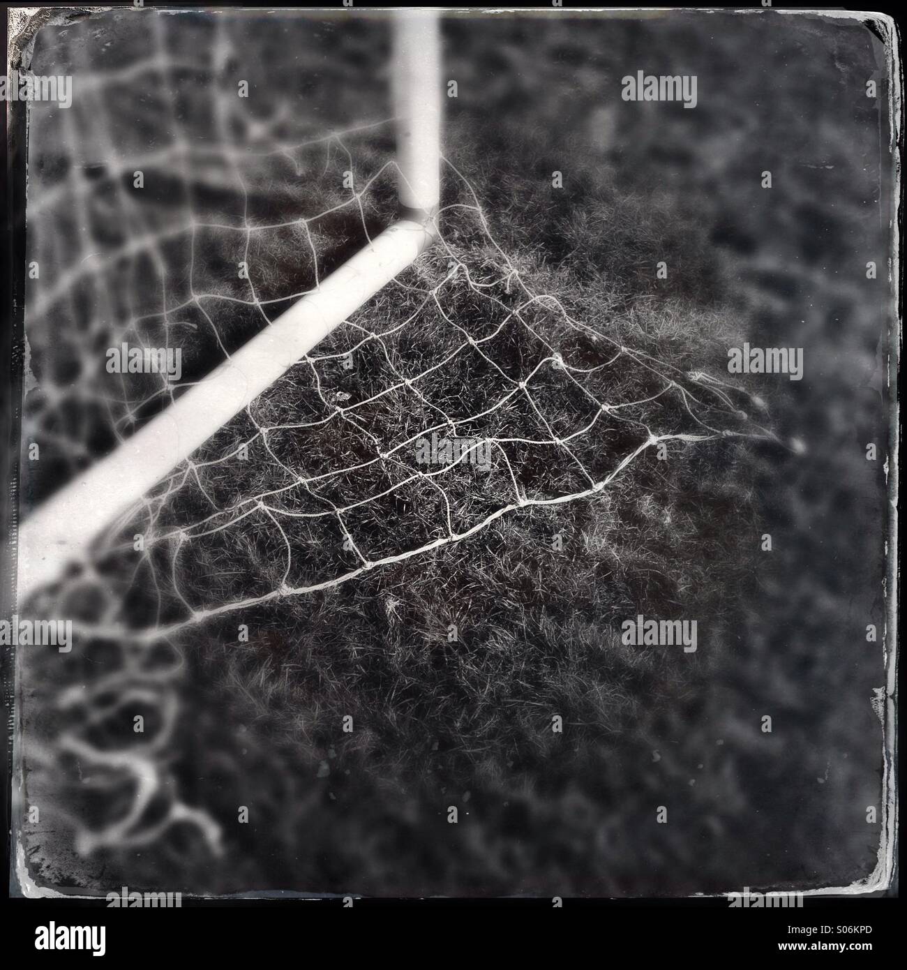 Broken goal net hi-res stock photography and images - Alamy