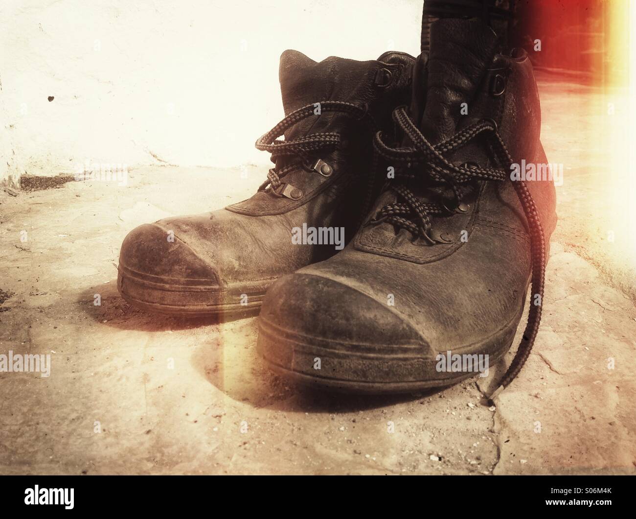 Workers boots hi-res stock photography and images - Alamy
