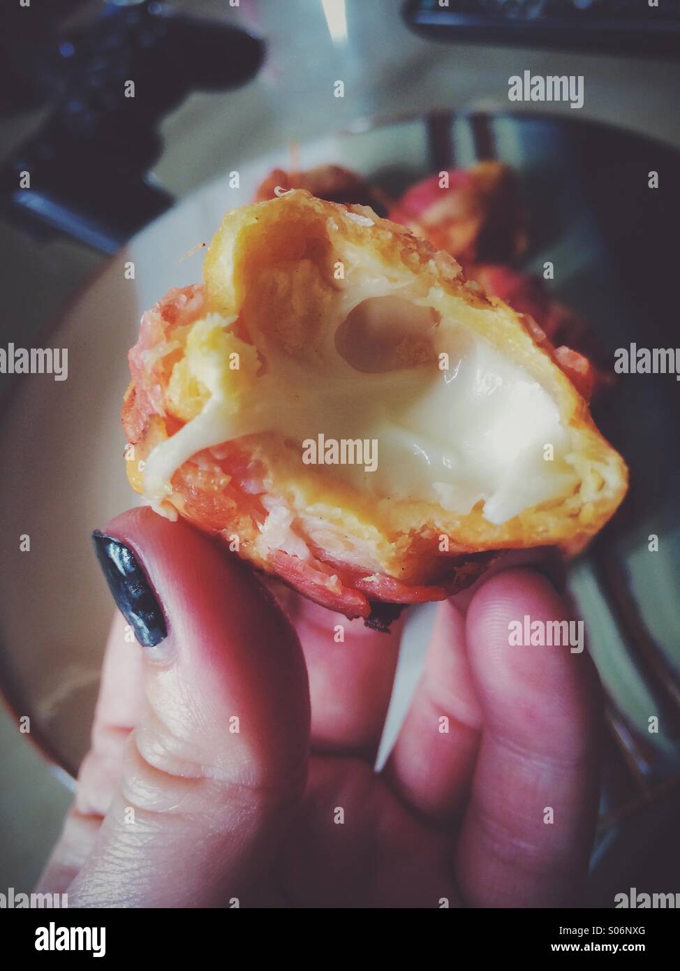 Super cheesy hi-res stock photography and images - Alamy