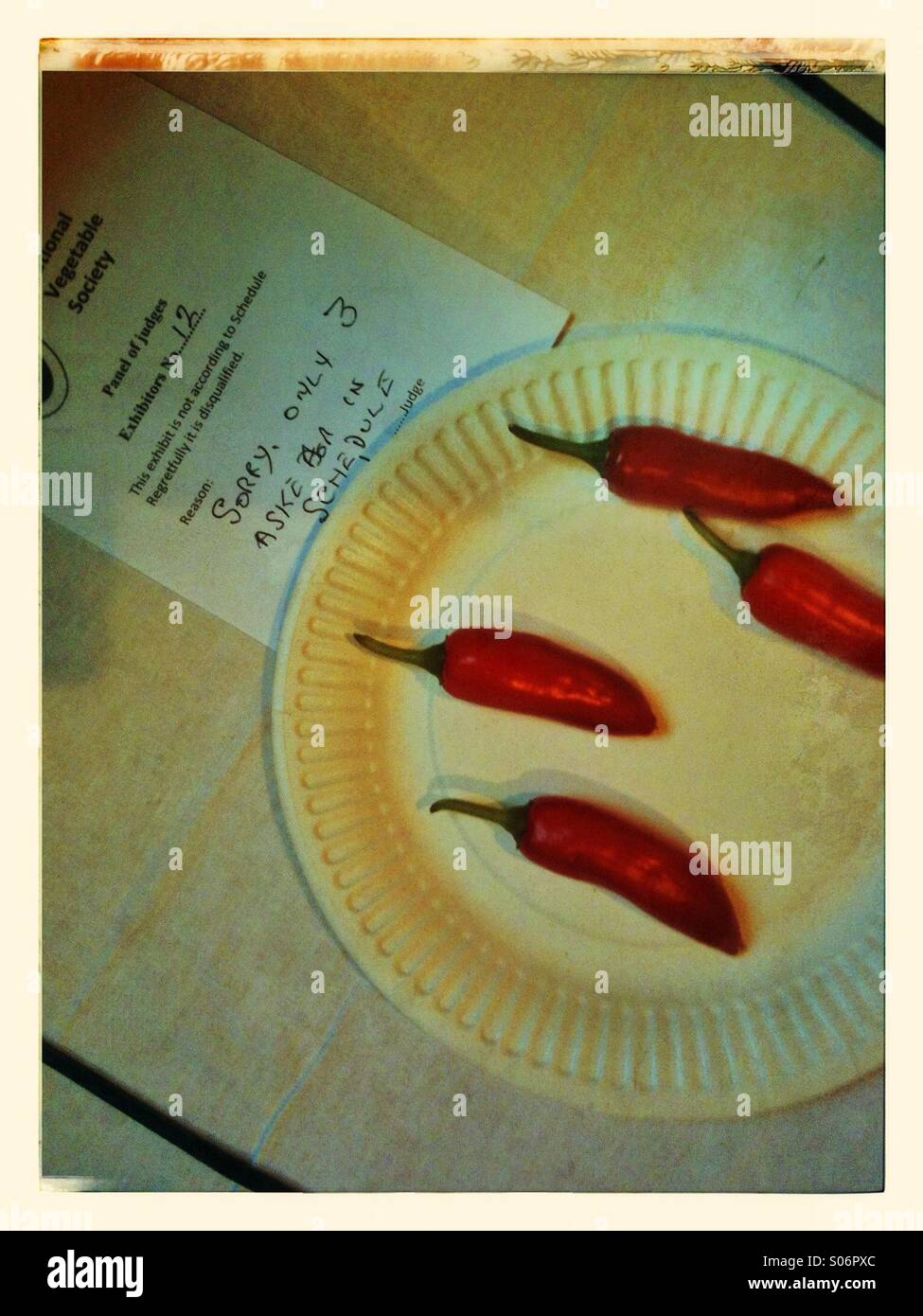Chillies On A Plate High Resolution Stock Photography and Images - Alamy