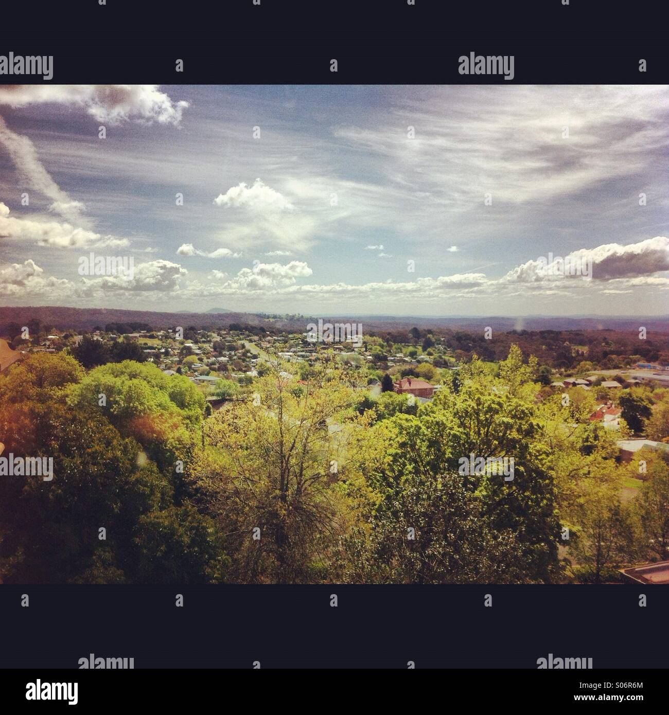 Over the Trees Stock Photo - Alamy