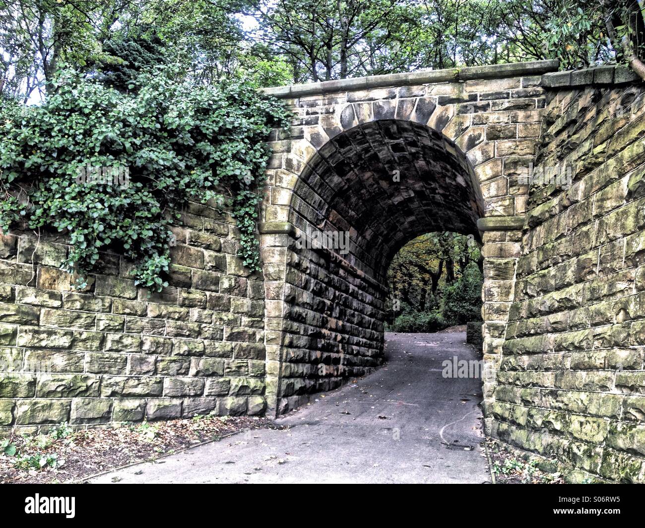 View through tunnel Stock Photo - Alamy