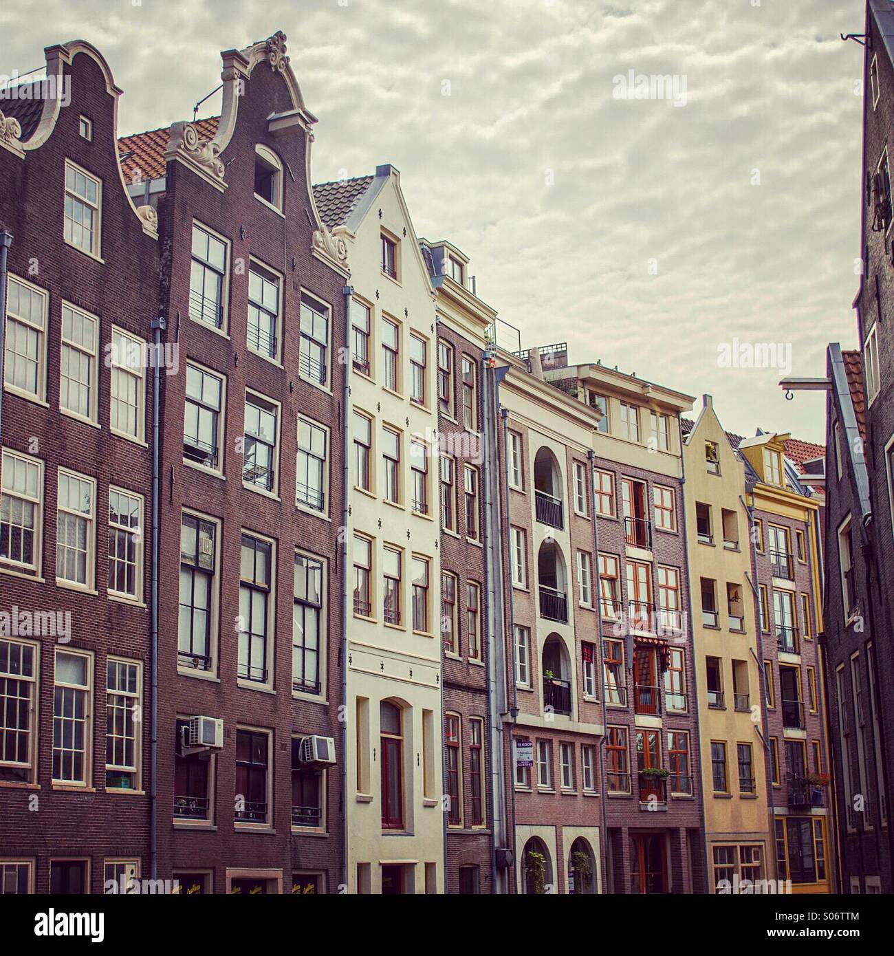 Tall buildings in Amsterdam Stock Photo - Alamy