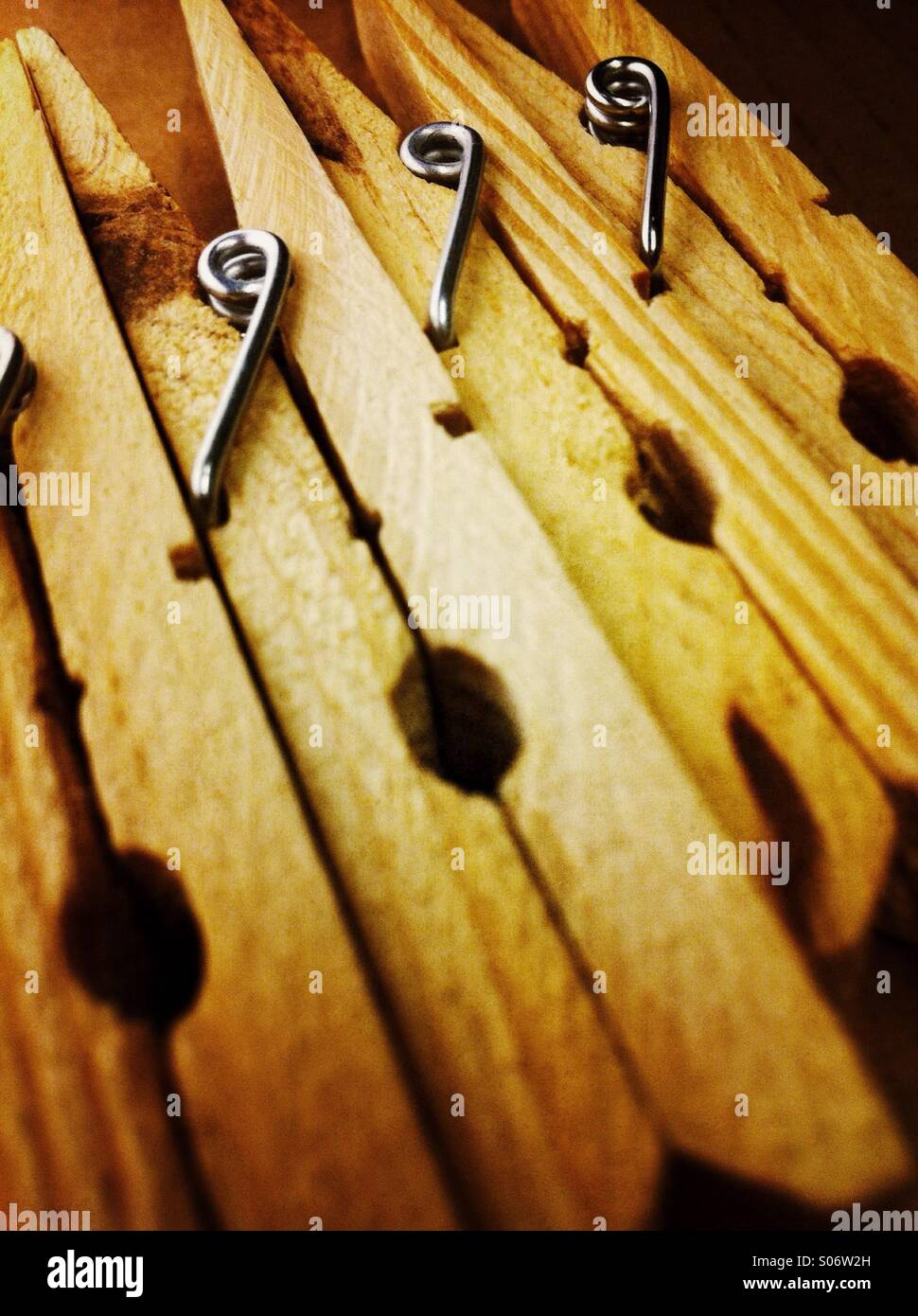 Drying clothes tool hi-res stock photography and images - Alamy