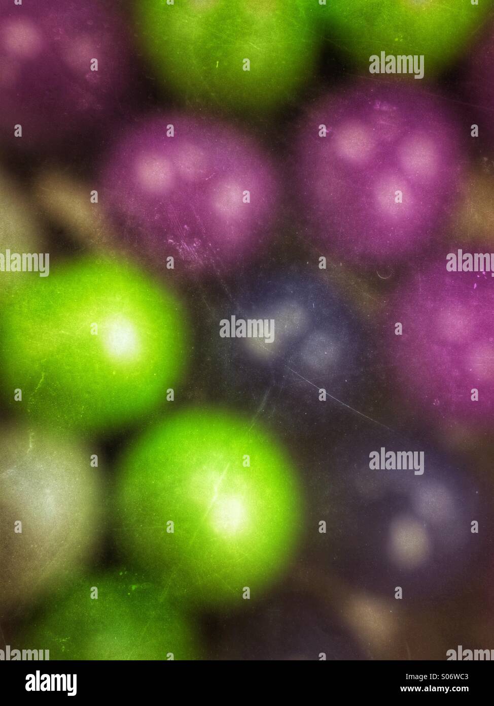 A blurry shot of colored chocolate ball candy Stock Photo - Alamy