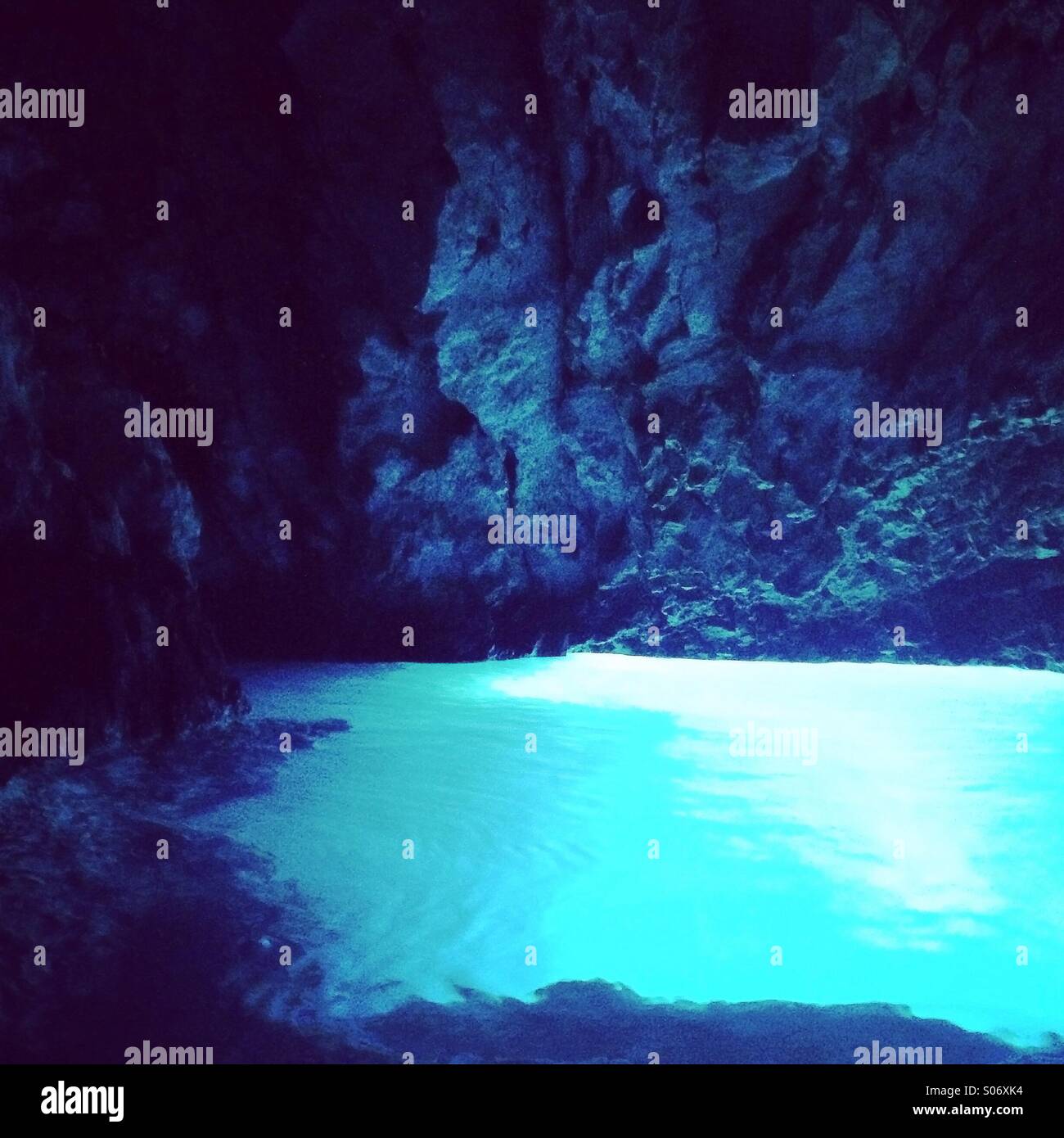 Blue Cave Croatia Stock Photos & Blue Cave Croatia Stock Images - Alamy