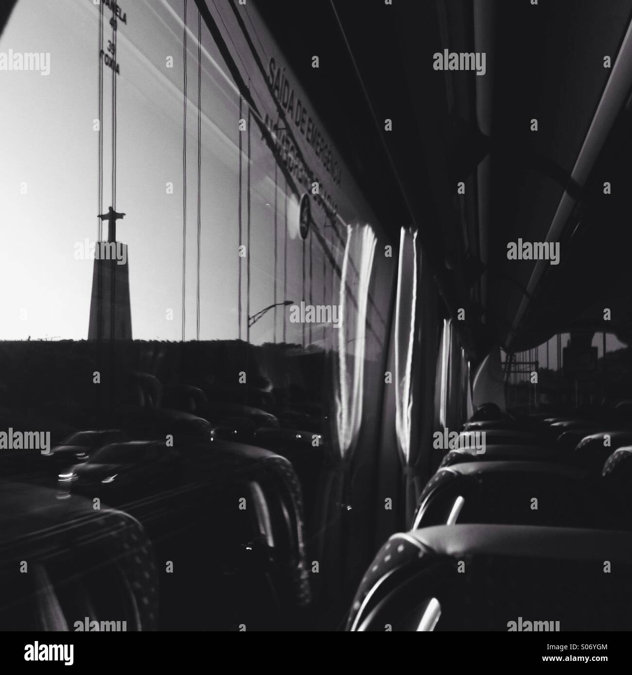 Driving through the bridge Stock Photo - Alamy