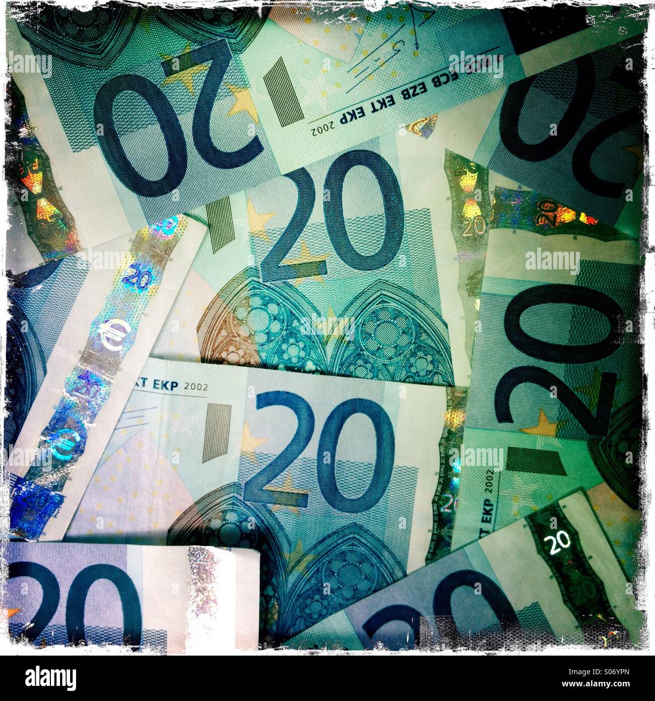 20 euro banknotes hi-res stock photography and images - Alamy