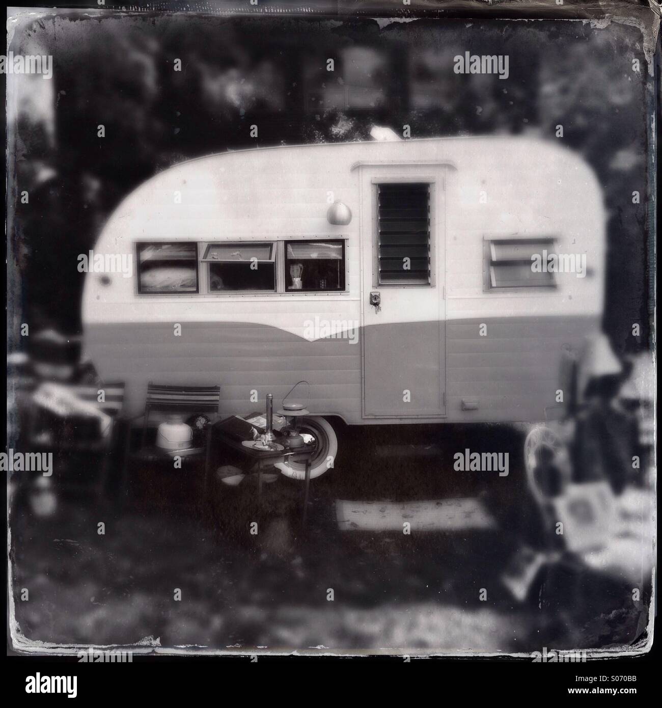 Vintage camper trailer hi-res stock photography and images - Alamy