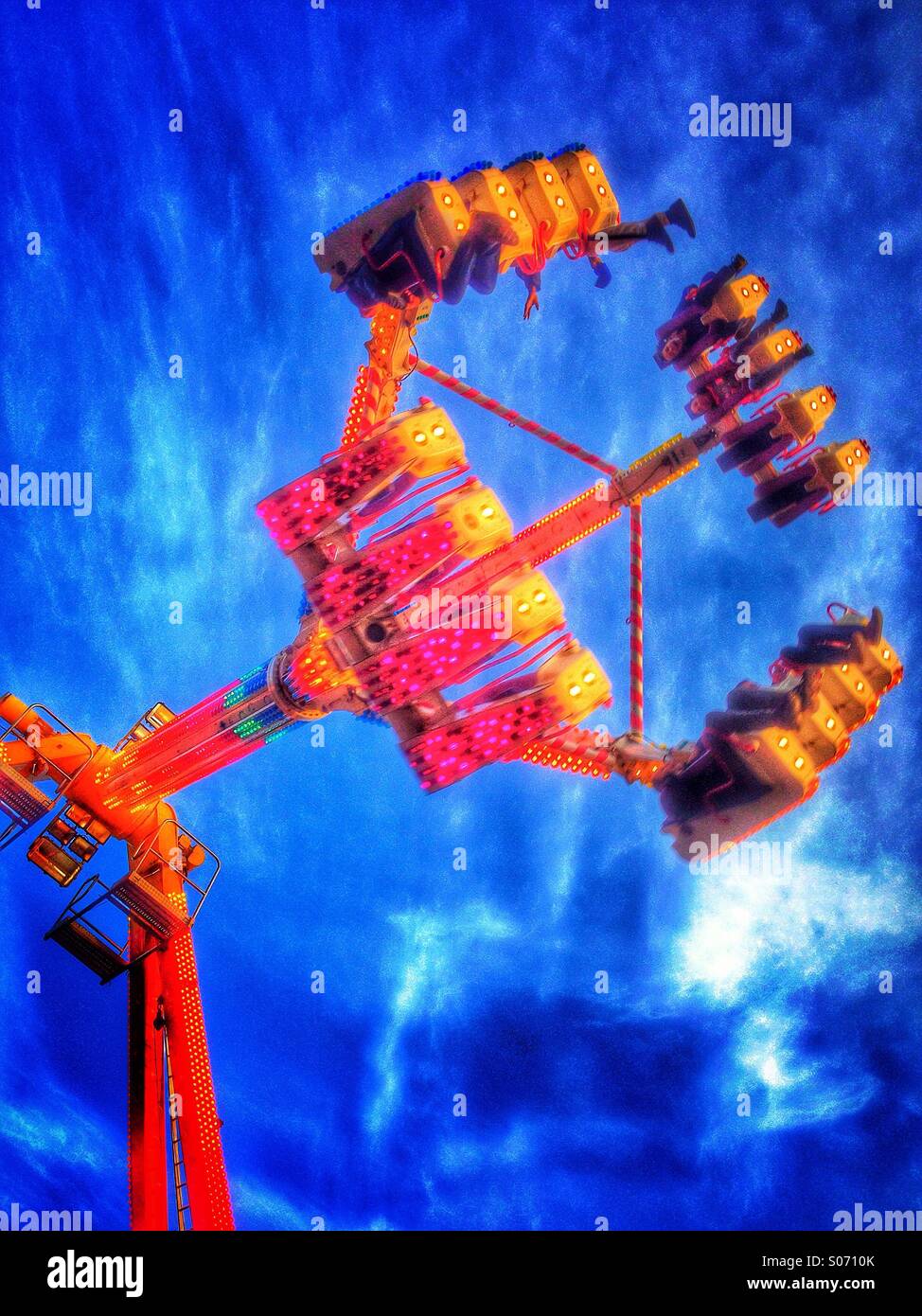 The fairground ride Stock Photo - Alamy