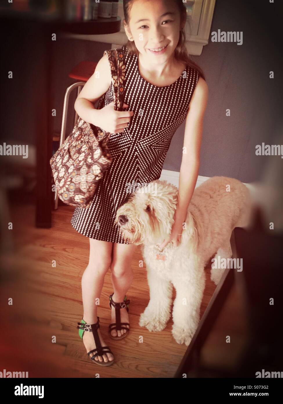 Kid of the year with dog hi-res stock photography and images - Alamy