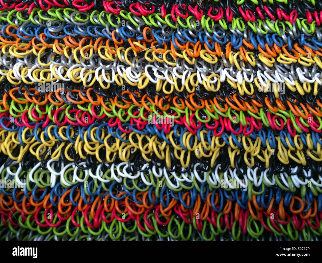Color plastic loops Stock Photo - Alamy