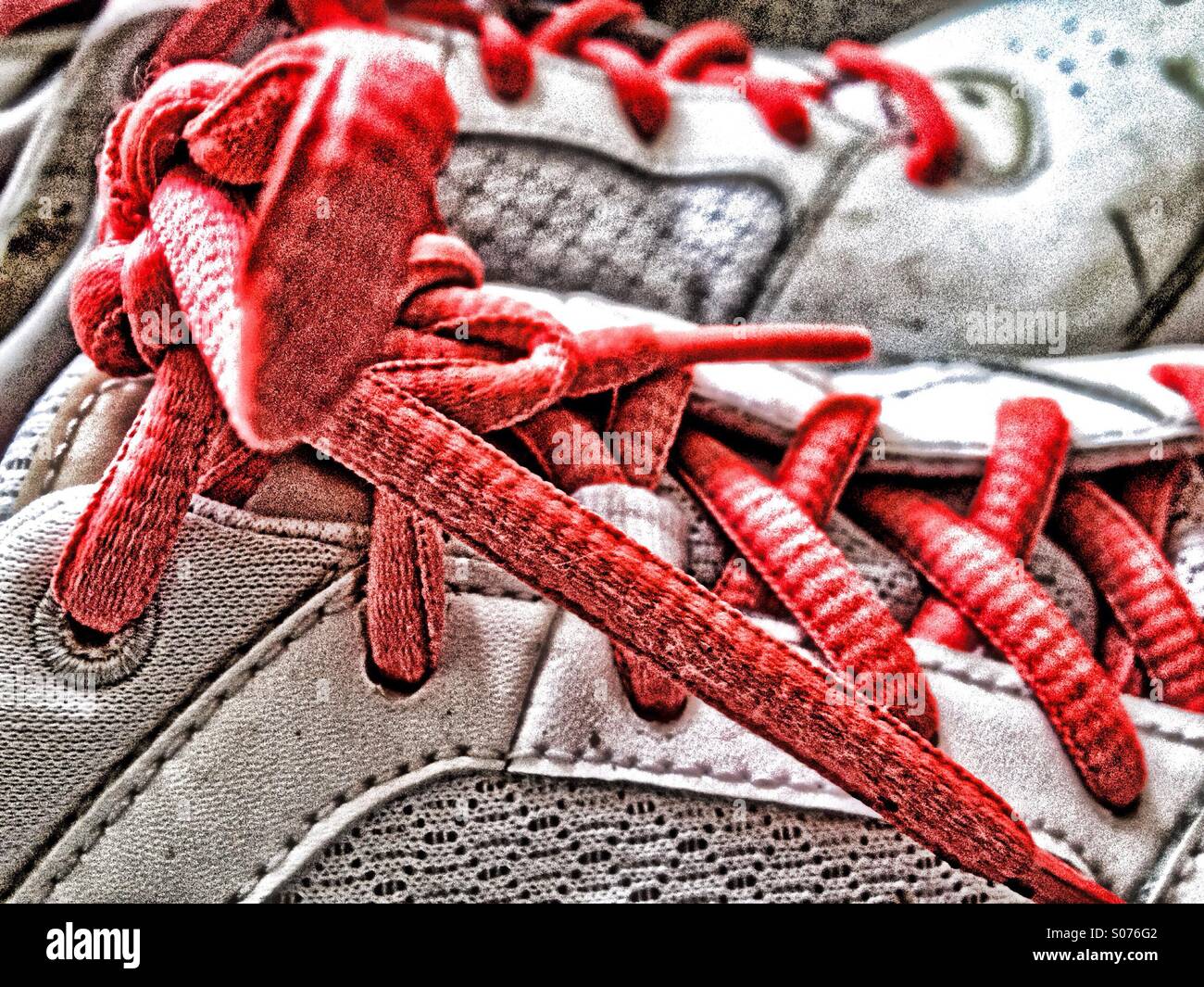HDR photo of a pair of trainers Stock Photo - Alamy