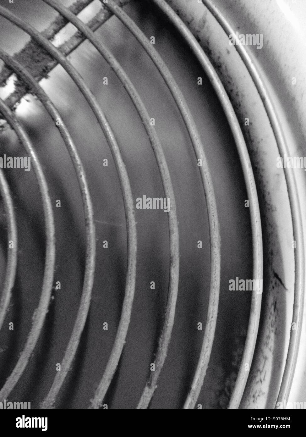 Detail of the side of an industrial extractor fan Stock Photo - Alamy